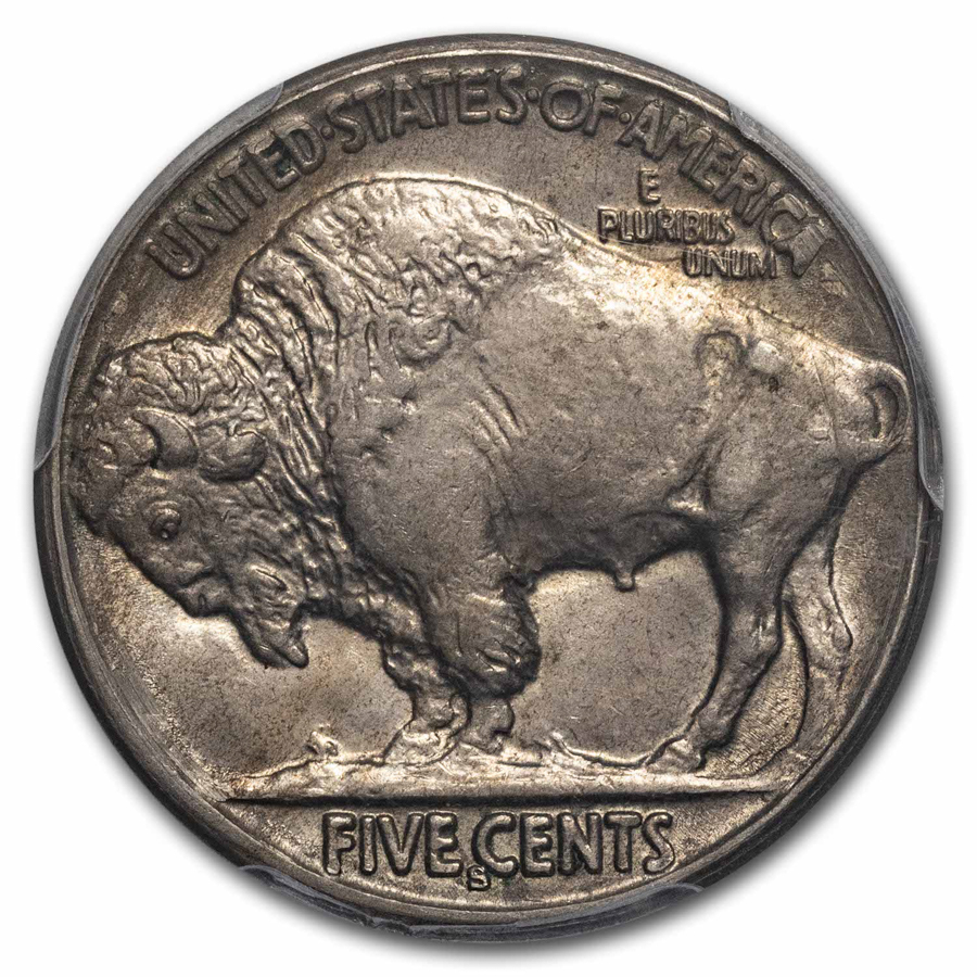 Collectors Corner - 1914-S 5C AU58 PCGS - #66005426